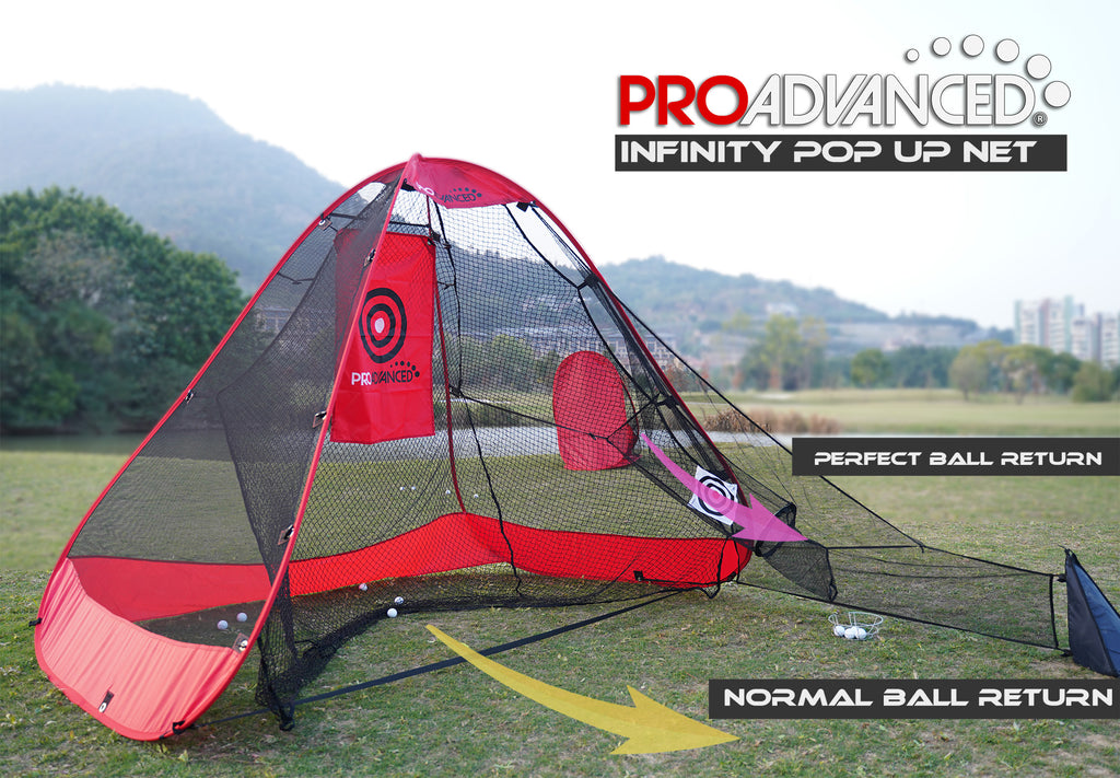 Infinity Pop Up Net - Multisport Indoor/Outdoor Hitting Net/Ball-Retur ...